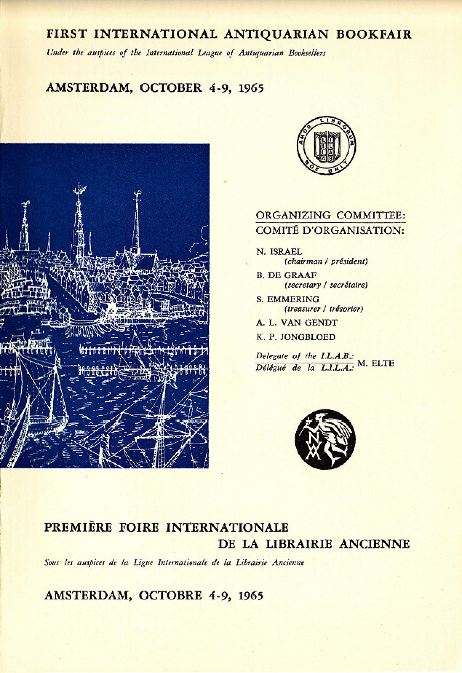 ILAB Congress Amsterdam 2024: ILAB - Founded in Amsterdam in 1947 / The History of ILAB and the ...