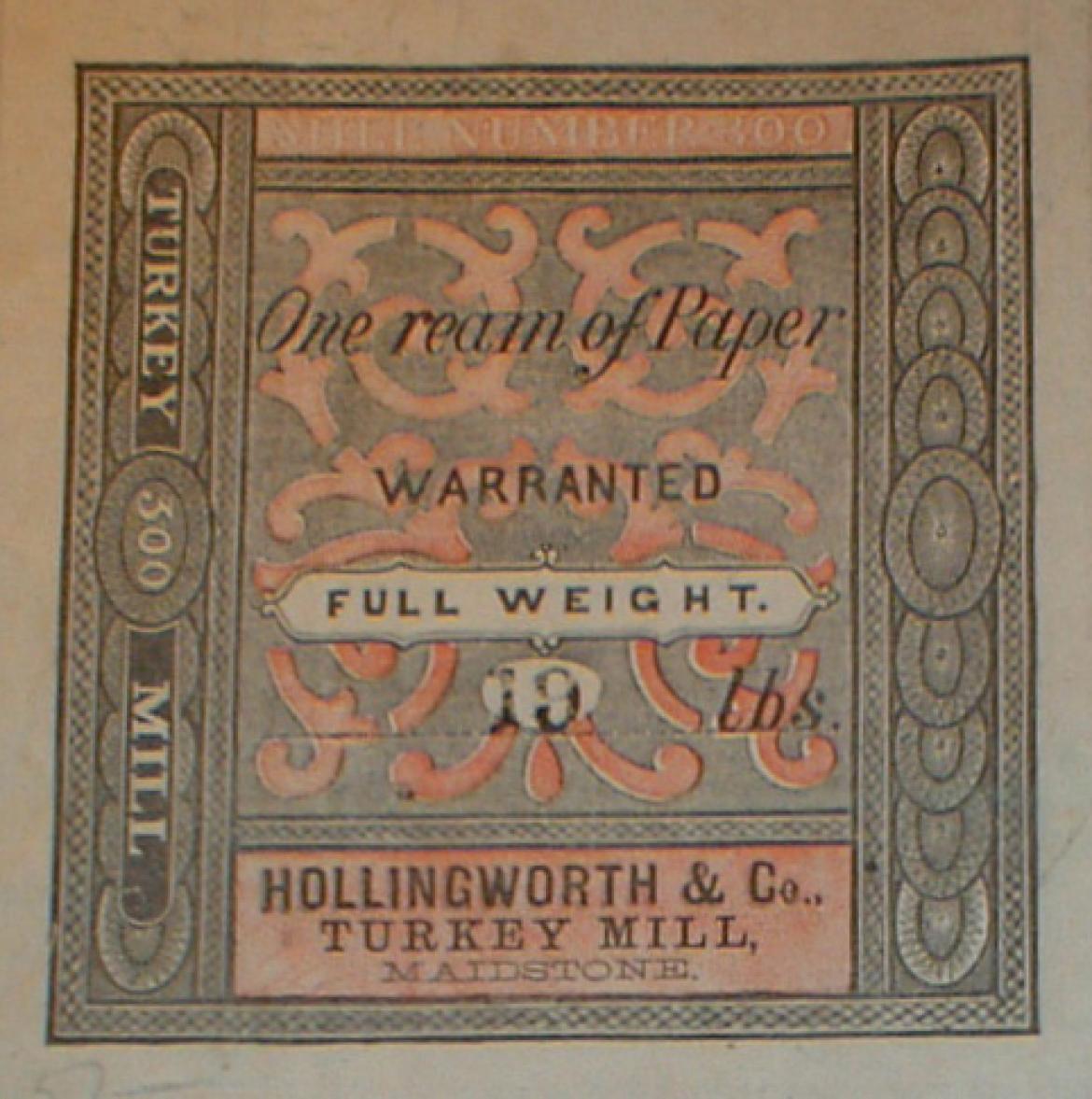 Extremely Rare Turkey Mill Ream Wrapper Surfaces | International League ...