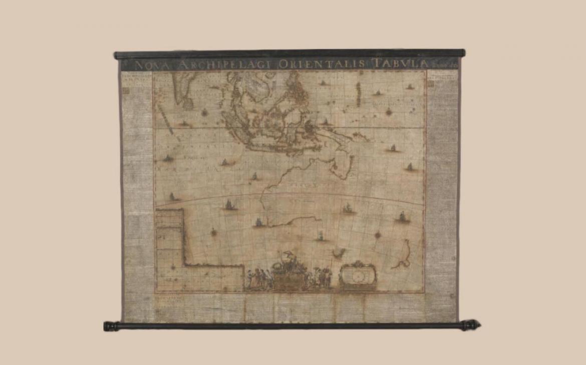 Rare map makes final journey home - Blaeu map returns to National ...