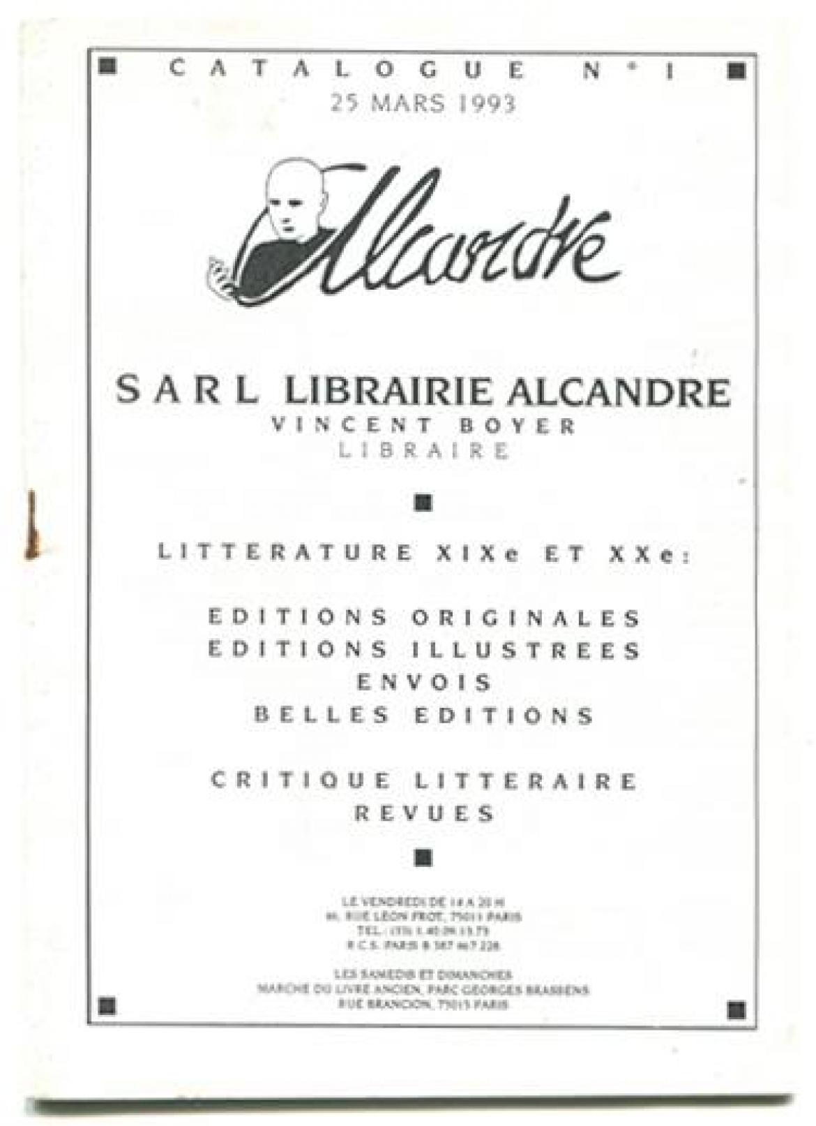 First Catalogues, Part 2 | International League of Antiquarian ...