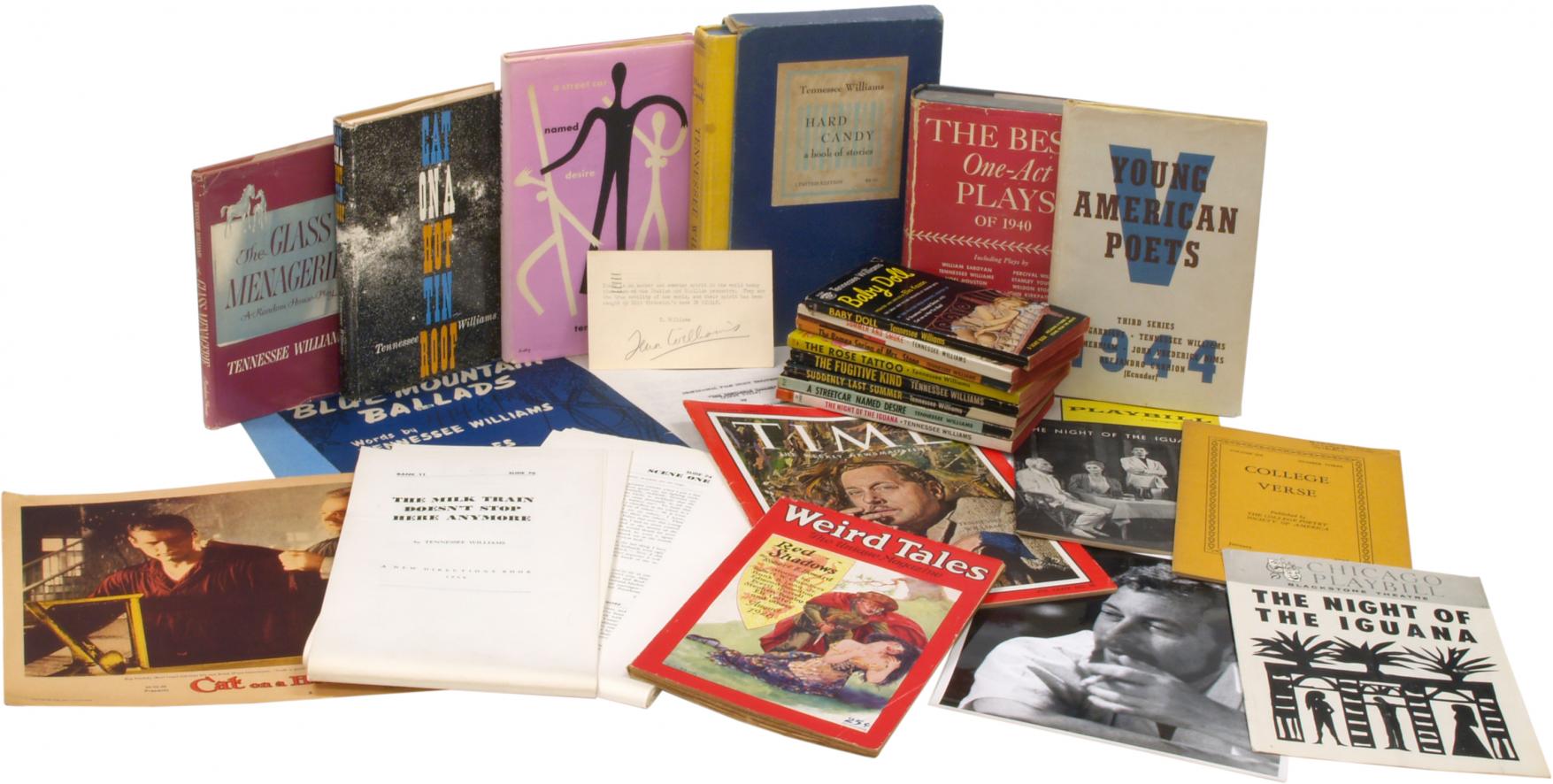 Tennessee Williams Centennial Exhibit of Rare Books and Memorabilia ...