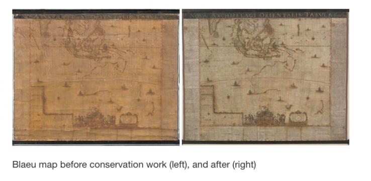 Rare map makes final journey home - Blaeu map returns to National ...