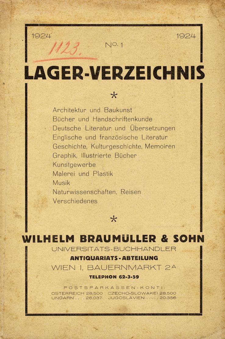 First Catalogues, Part 3 (Europe) | International League of Antiquarian ...